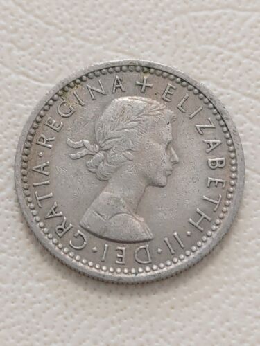 Great Britain Queen Elizabeth II 6d / Sixpence 1962 six pence Coin T0 ...