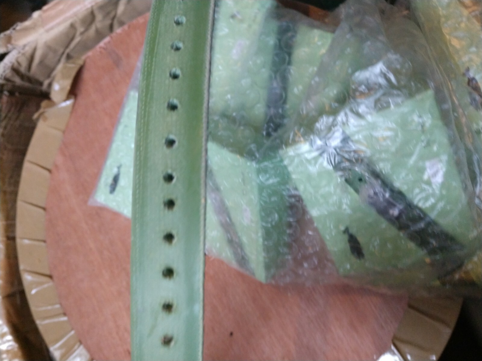 Adjustable V-Belt, Perforated A/4L 1/2"" , Width Per Green Color ...