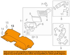 Infiniti Nissan OEM G25 Air Cleaner Intake-duct Tube Hose ASSY Right ...
