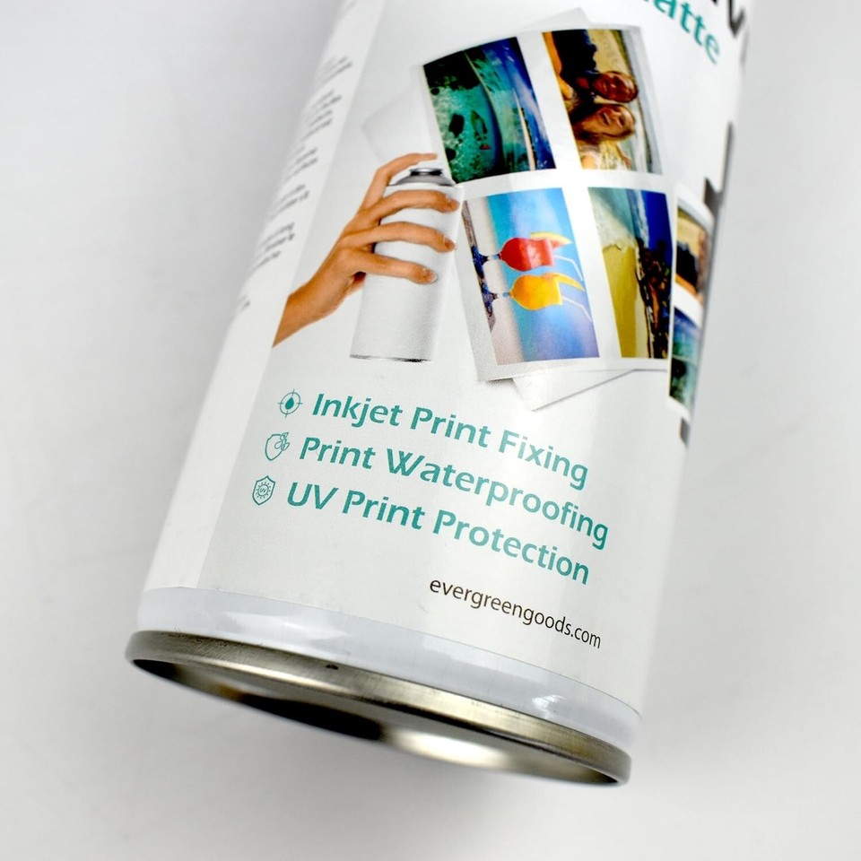 Inkjet Fixative Spray MATTE Inkjet Print Fixing UV Protection Print ...