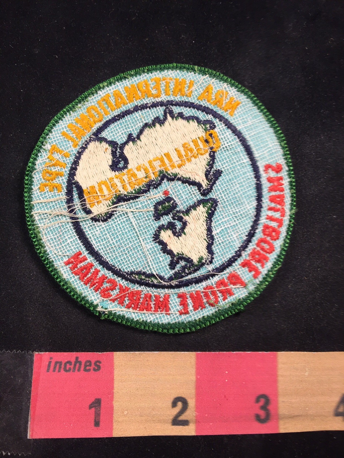 Vtg NRA INTERNATIONAL TYPE QUALIFICATION SMALLBORE PRONE MARKSMAN Patch ...