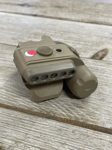 USMC Coyote SureFire HL1-B-TN Helmet Light, 3V, 1.4-19.2 lu, IR/WH/IR ...