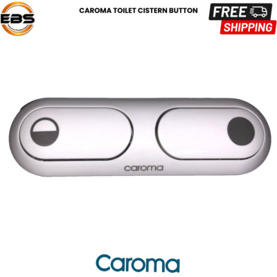 Caroma 2000 Series Toilet Cistern Button White includes Bezel Clamp ...
