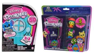 2024 Disney Doorables NEON GLOW & Disney Doorables Series 12 Pixel ...