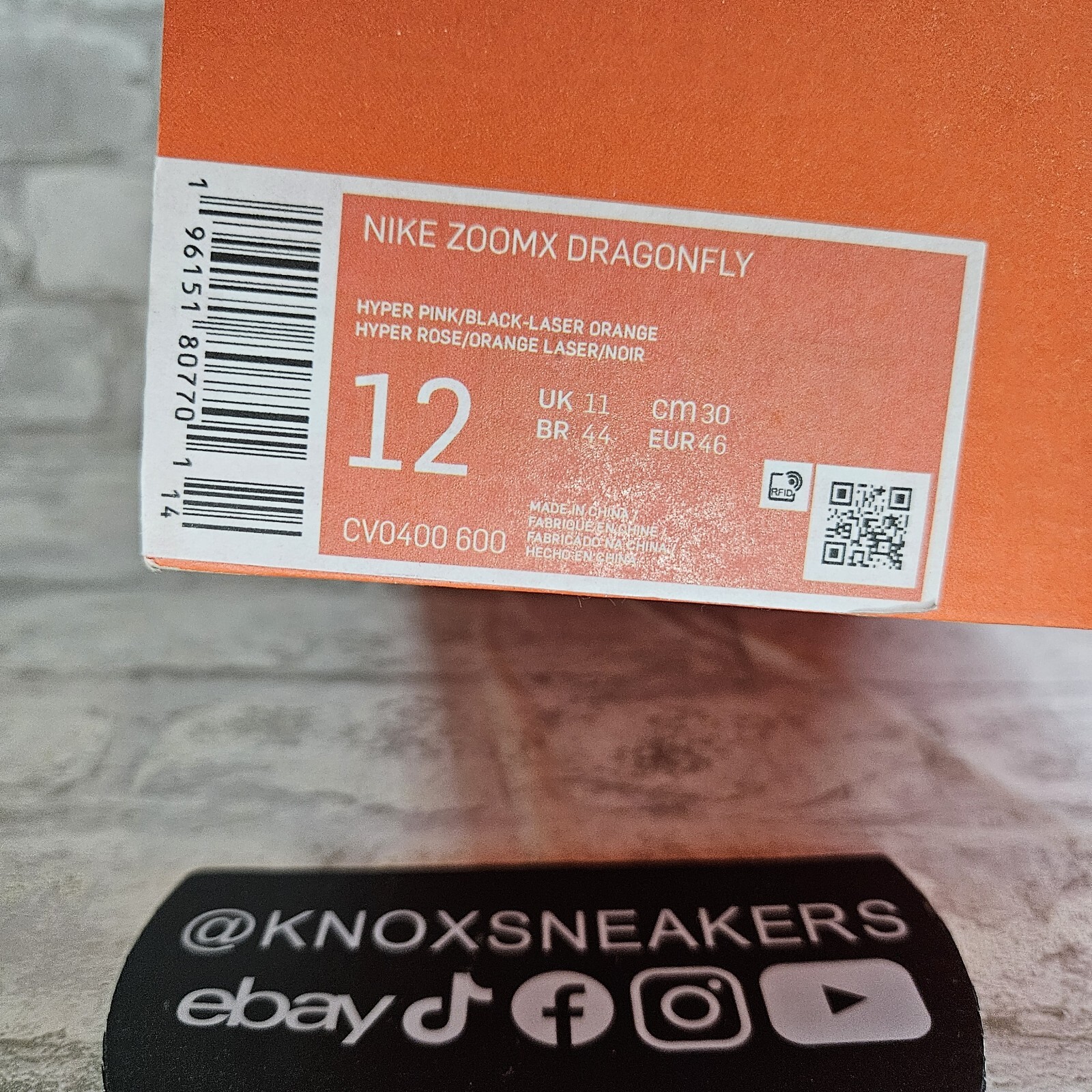 Nike ZoomX Dragonfly Hyper Pink Orange Track & Field CV0400-600 Men's ...