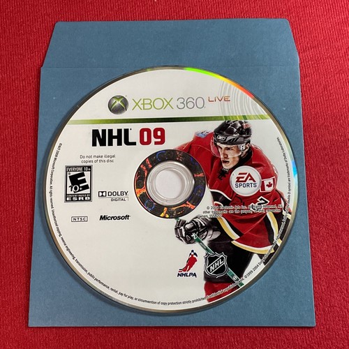 NHL 09 Xbox 360 2008 Game Disc Only Cleaned & Tested | eBay