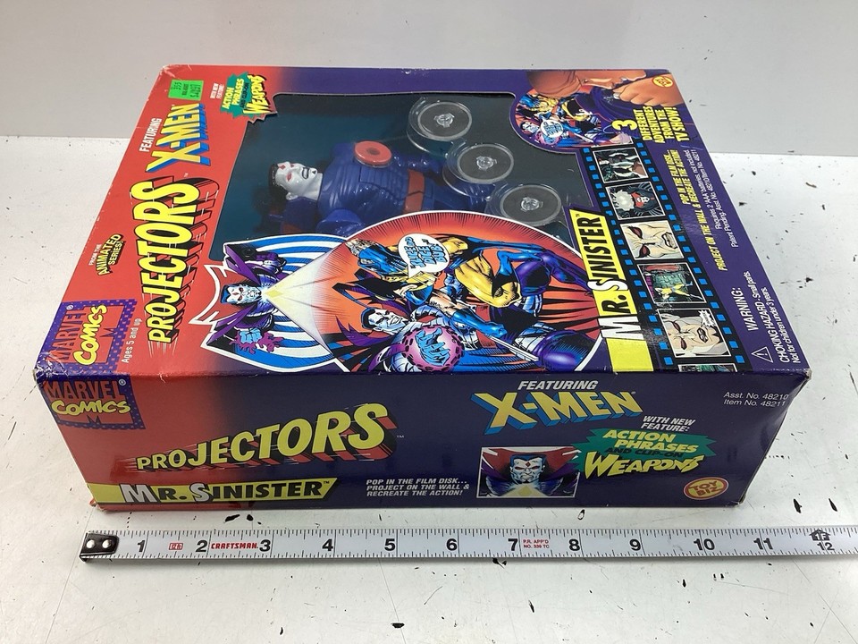 Marvel Projectors X-Men Mr. Sinister 1995 Toy Biz #48211 Original Box ...