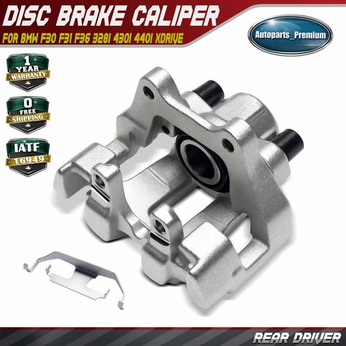 Rear Driver Brake Caliper with Bracket for BMW F30 F31 F36 328i 430i ...