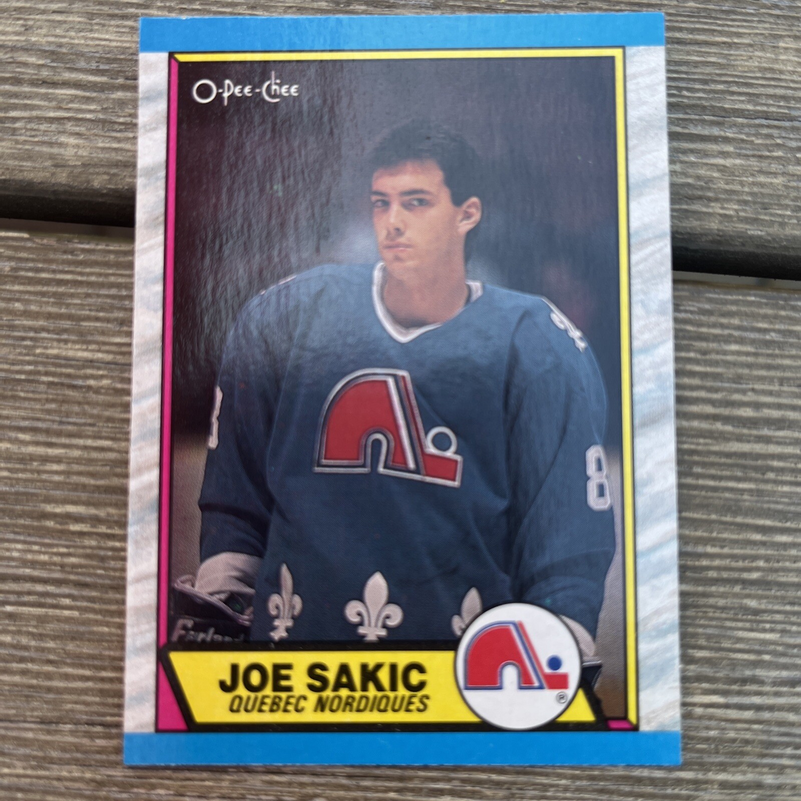 1989-90 OPC O-Pee-Chee 113 JOE SAKIC RC HOF QUEBEC NORDIQUES Topps Lot ...