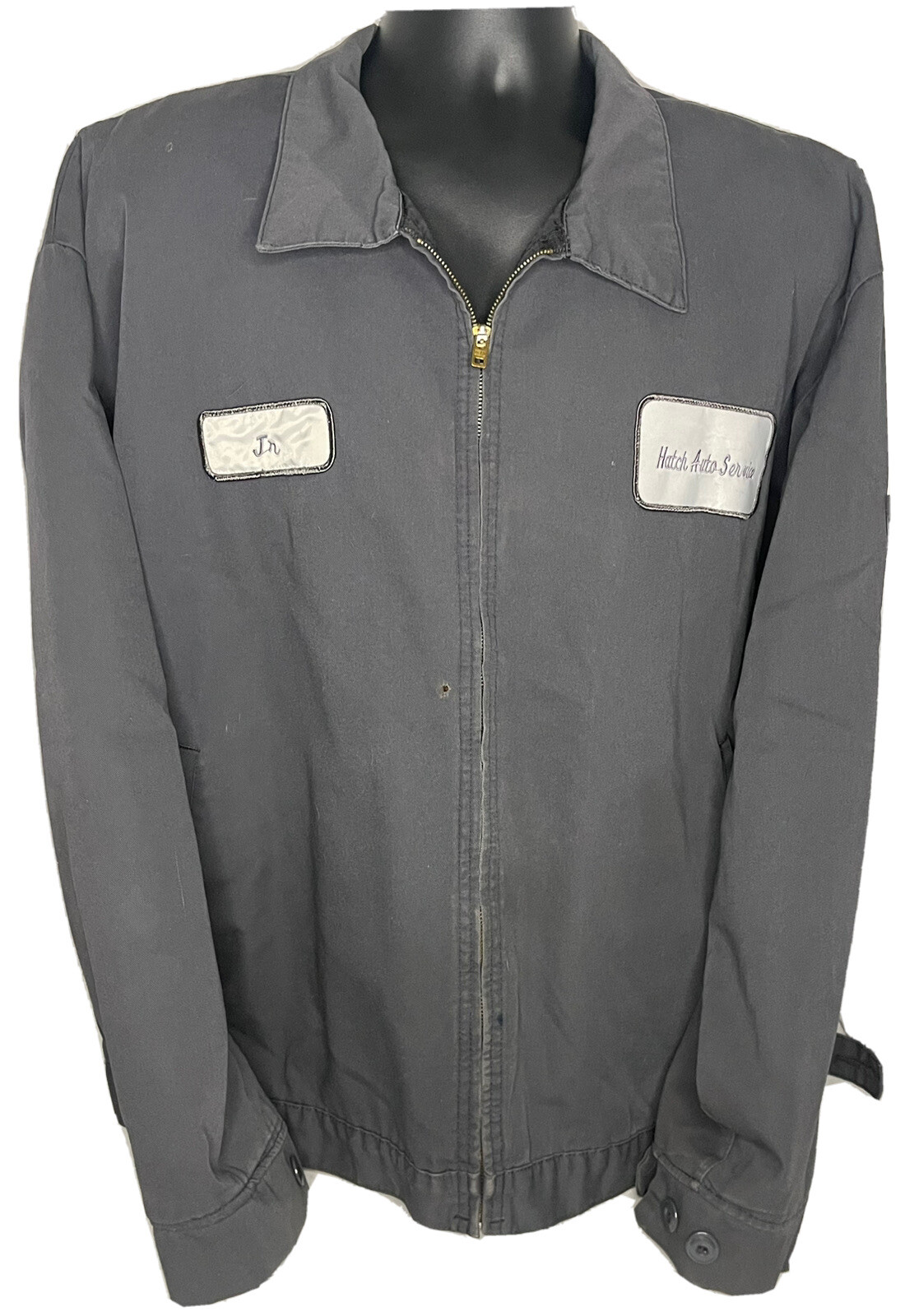 HATCH AUTO SERVICE GRAY EMPLOYEE JR. GARAGE COAT JACK… - Gem