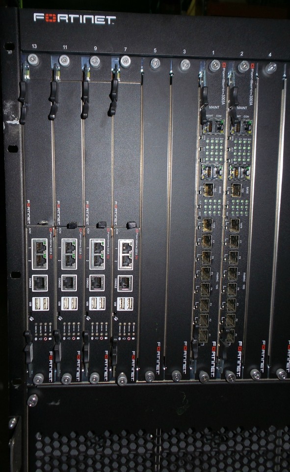 Fortinet Fortigate FG-5140-DC Chassis Security System w 5003A, 5001A DW ...