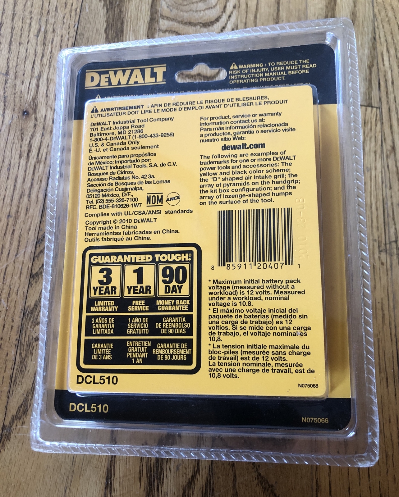 DEWALT DCL510 12V Cordless LED Work Light for sale online | eBay