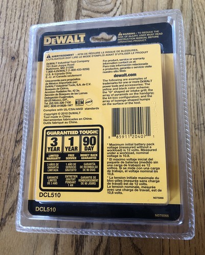DEWALT DCL510 12V Cordless LED Work Light for sale online | eBay