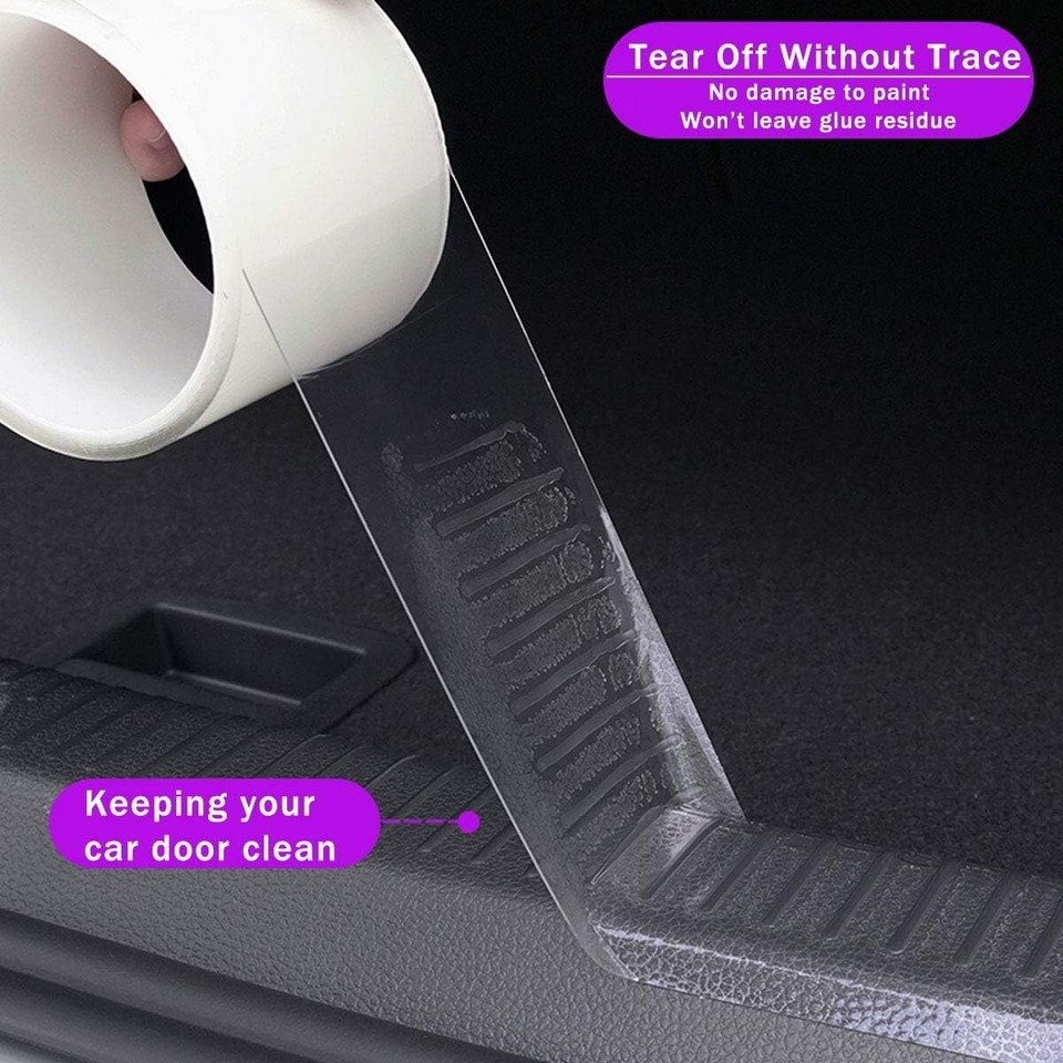 Universal Car Door Sill Protector - 9ft Waterproof Threshold Guard ...