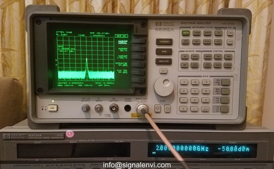 HP/Agilent 8563A, Fresh Align and CAL - 22 GHz Spectrum Analyzer | eBay
