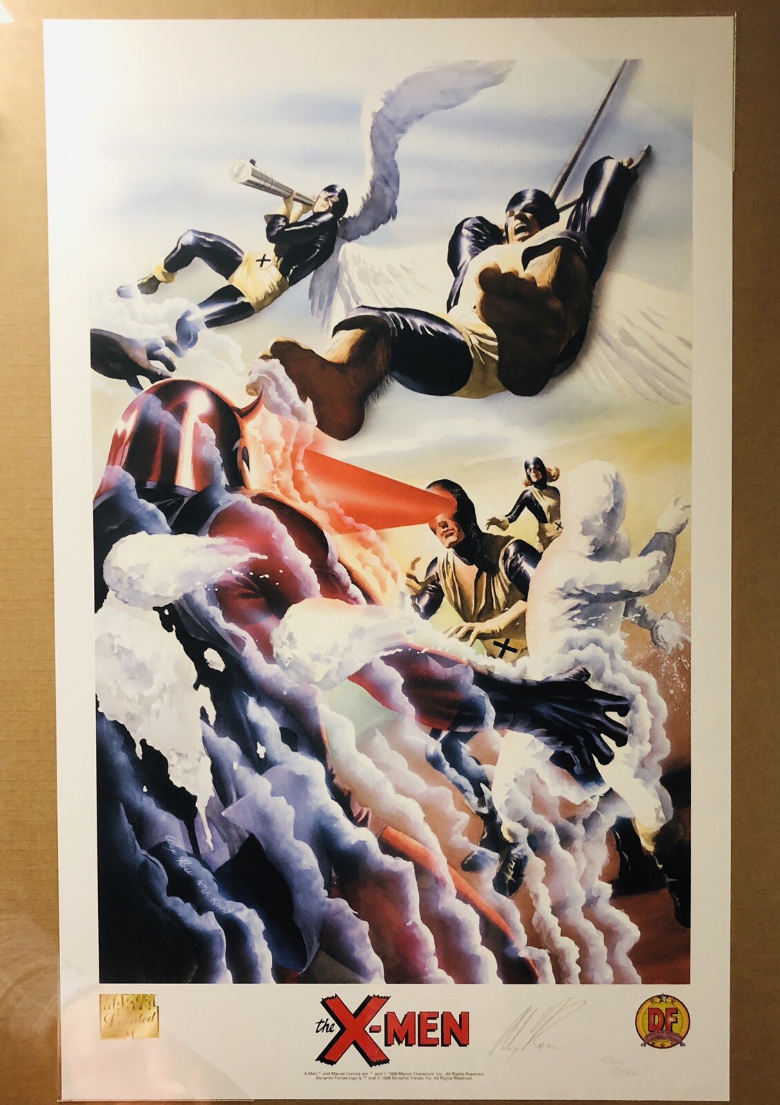 Marvel X-Men Alex Ross Signed Lithograph Print Dynamic Forces, Rare! | eBay