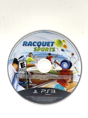 Racquet Sports PlayStation 3 PS3 Video Game Disc Only Clean Tested Free ...