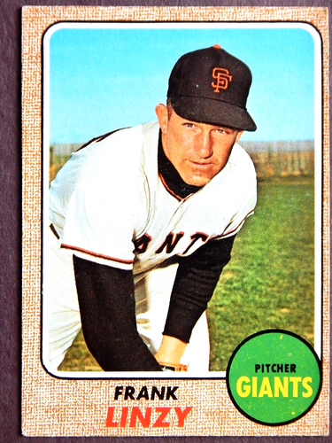Frank Linzy #147 Topps 1968 Baseball Card (San Francisco Giants) E | eBay