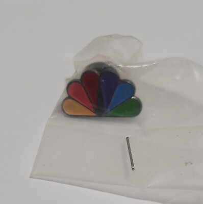 NOS Vintage NBC Peacock TV Television Lapel Tie Pin | eBay