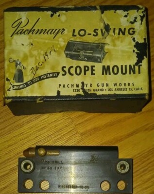 WWII ERA SCOPE MOUNT DRILL JIG MARKED 8-40TAP WINCHESTER 70-54 WIT ...