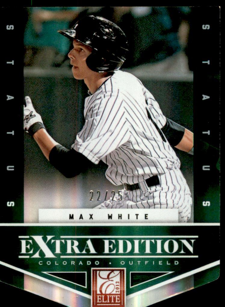 2012 Elite Extra Edition - Status Emerald Die-Cut #157 Max White /25 ...