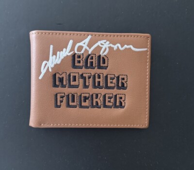SAMUEL JACKSON SIGNED PULP FICTION BAD MOTHER F**KER WALLET JULES BAS ...