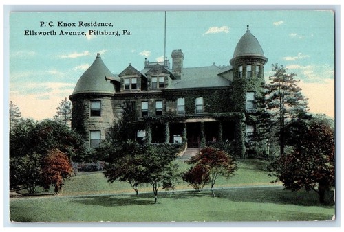 P.C. Knox Residence Ellsworth Avenue Pittsburgh Pennsylvania PA Vintage ...