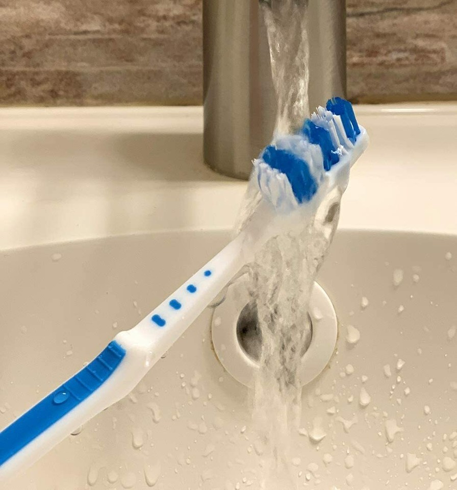 Dynamo Medium Toothbrush Multi-level Bristles Tongue+Cheek Cleaner 4 ...