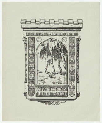 CONRAD STRASSER: Exlibris für Wilhelm und Friderun Borchardt | eBay.de