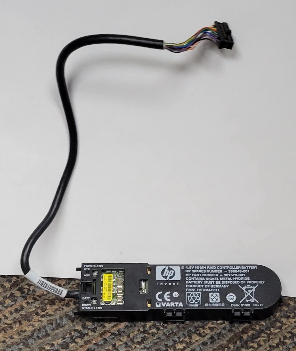 HP ProLiant DL380 G5 server HP 4.8V NI-MH RAID Controller Battery | eBay