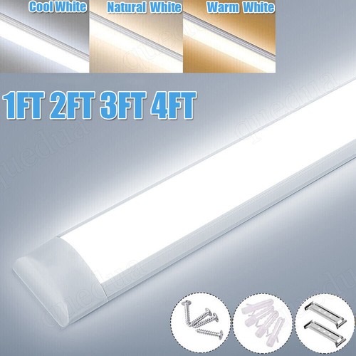 2FT 3FT 4FT LED SHOP LIGHT 6500K Daylight Fixture LED Ceiling Lights ...