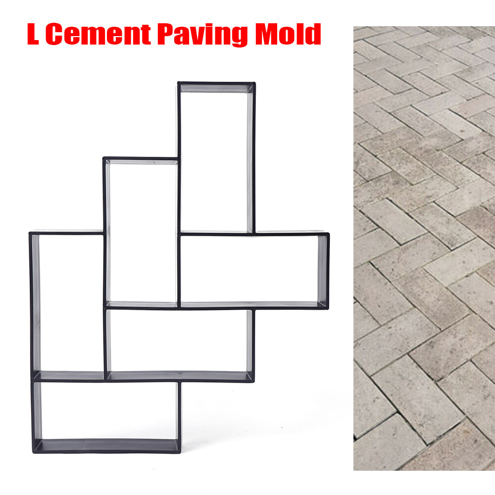 L Type Concrete Walk Pavement Molds Paving Mold Cement Brick Stone Road ...