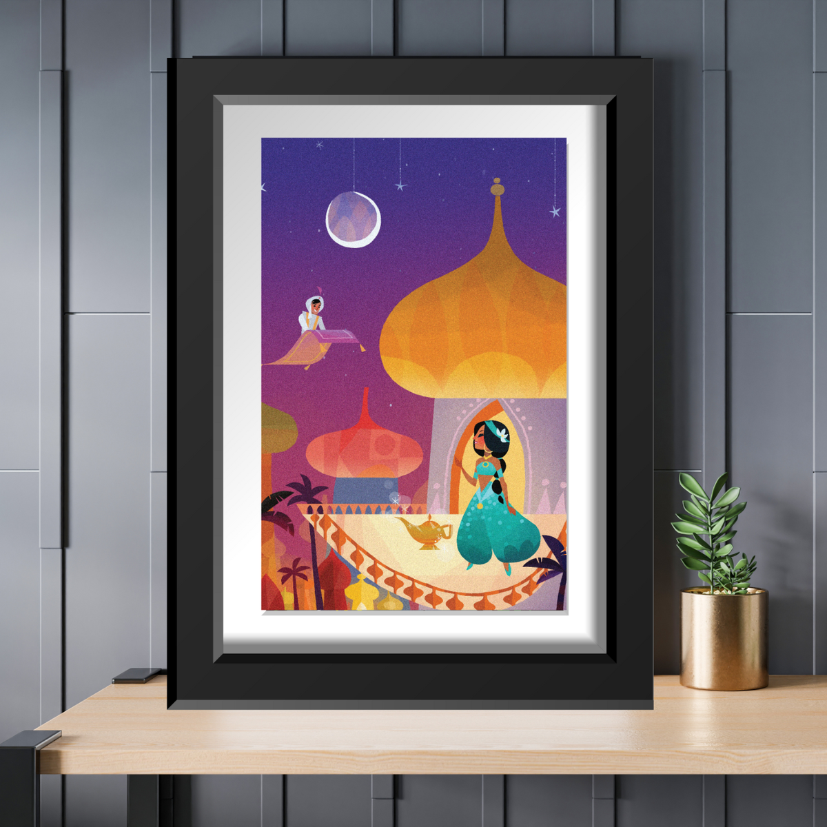 Disney Jasmine Para Imprimir Princess Jasmine Watercolor Print,