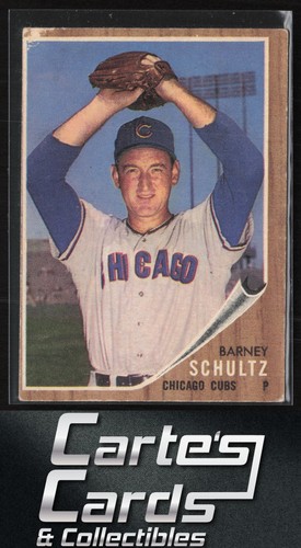 Barney Schultz 1962 Topps #89 Chicago Cubs RC Rookie | eBay
