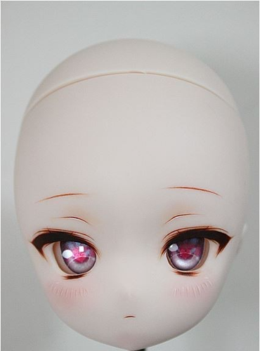 VOLKS DD Dollfie Dream DDH-28 Custom make up BJD Doll Head & Eye USED ...