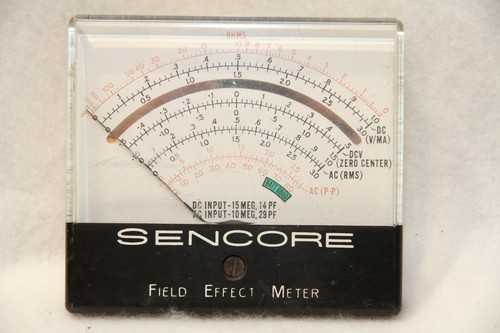 Vintage SENCORE FE 14 Field Effect OHMS Test Multimeter Panel Meter | eBay