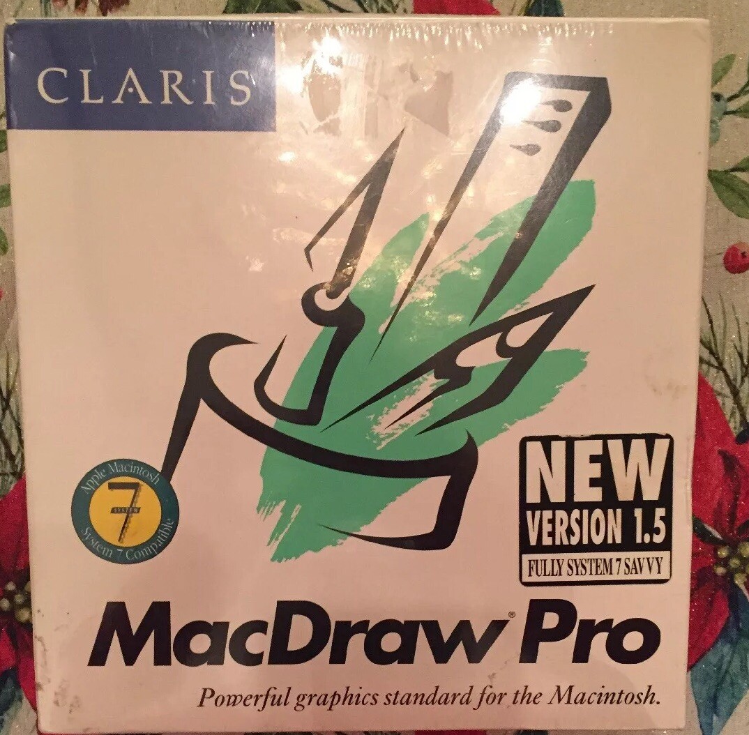 CLARIS MacDraw Pro - Apple Macintosh Vintage Brand New Sealed RARE | eBay