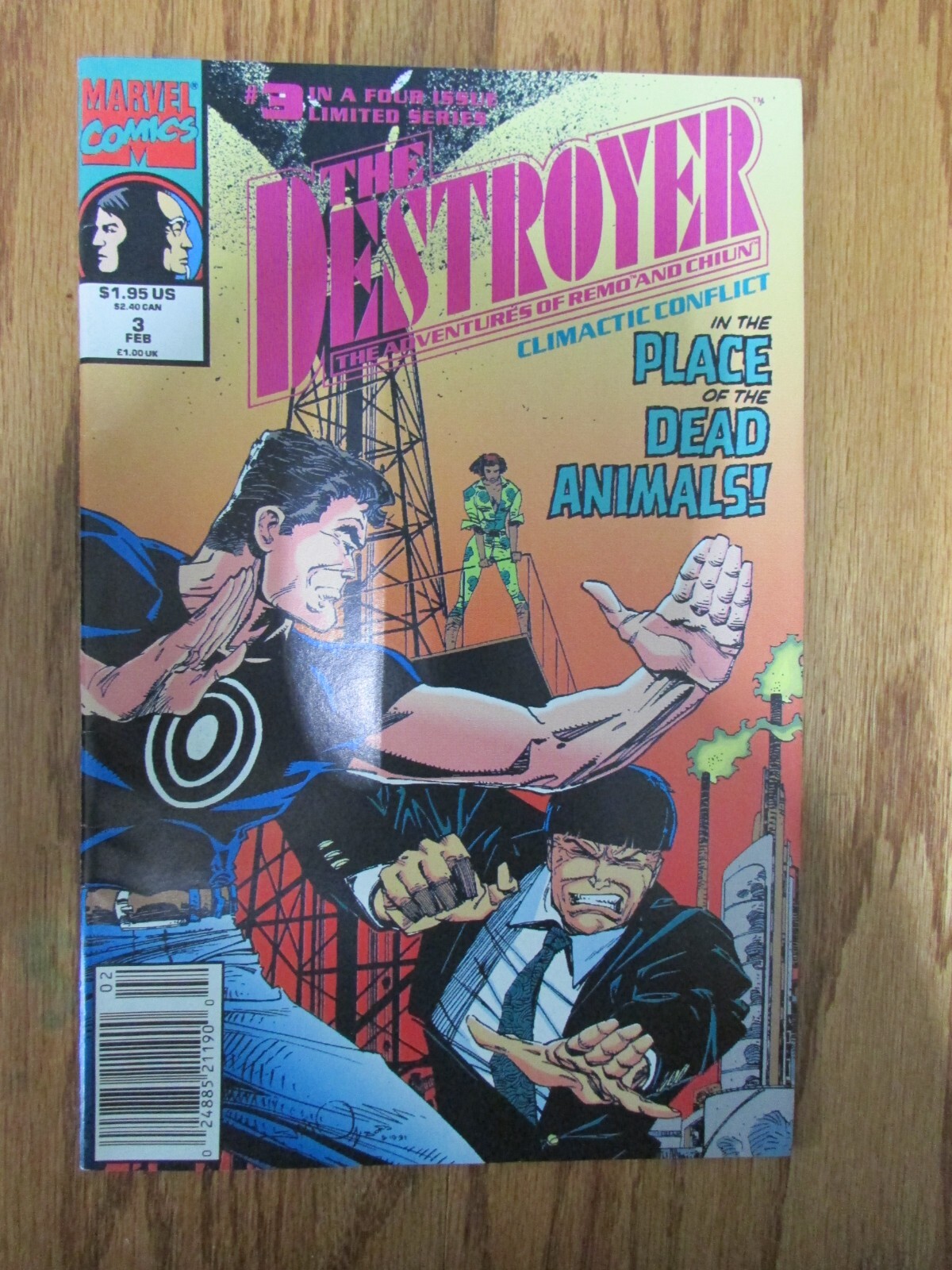 Vintage Marvel Comics Comic Book Remo Chiun The Destroyer Vol 3 No 3 ...
