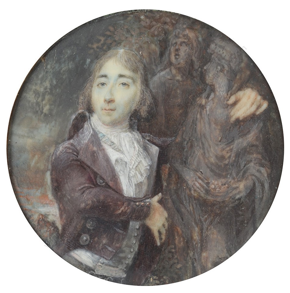 Jean Jacques Thérésa De Lusse-Attrib. "Portrait of a sculptor ...