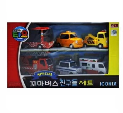Tayo The Little Bus Special Mini Bus Set (Citu Alice Nuri Pat Toto ...