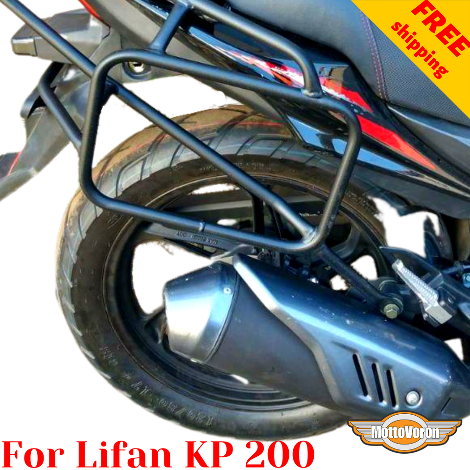For Lifan KP 200 Luggage rack system Lifan 200cc Side rack for soft ...