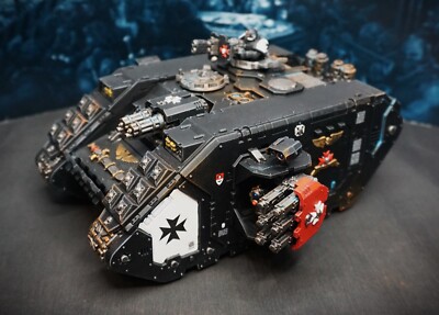 Black Templars Land Raider Crusader painted Warhammer 40k Primaris ...