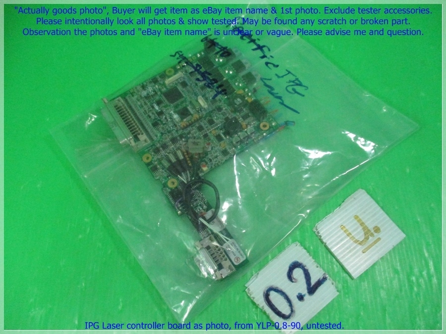 IPG Laser controller board as photo, PCB from IPG YLP-0.8-90, untested ...