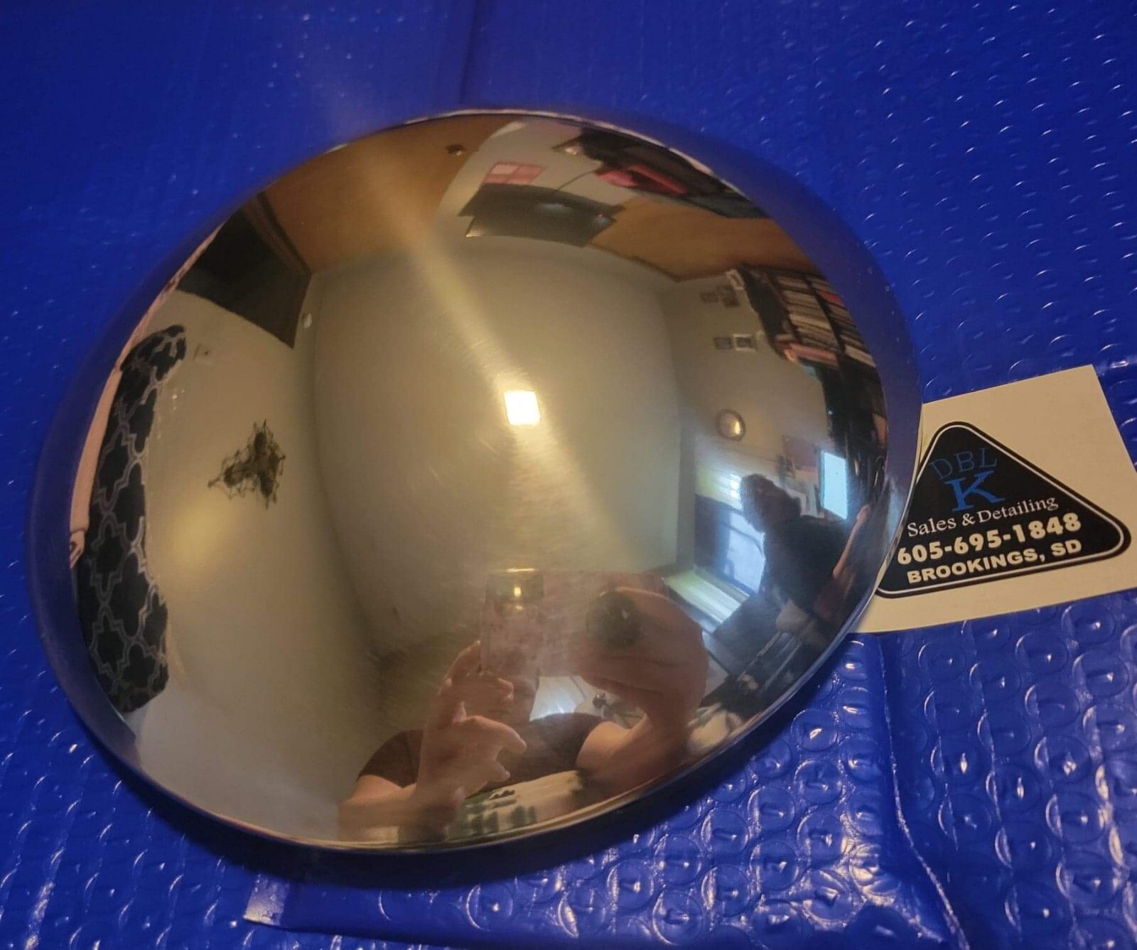 Pair Of Chrome Dome Style Front Hub Cap 5 Notch | eBay