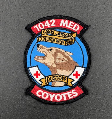 1042 MED Coyotes Dustoff To Deliver From Peril Army Aviation Patch OEF ...