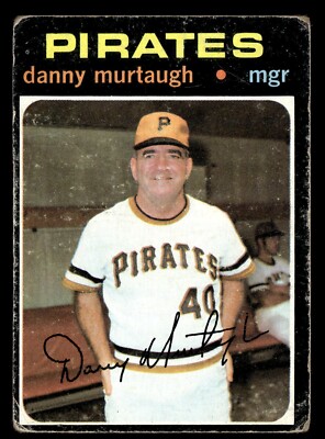1971 Topps DANNY MURTAUGH #437 GD Pittsburgh Pirates | eBay