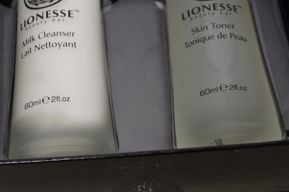 New In Box Lionesse Beauty Bar Milk Cleanser & Skin Toner Set 2 fl oz ...