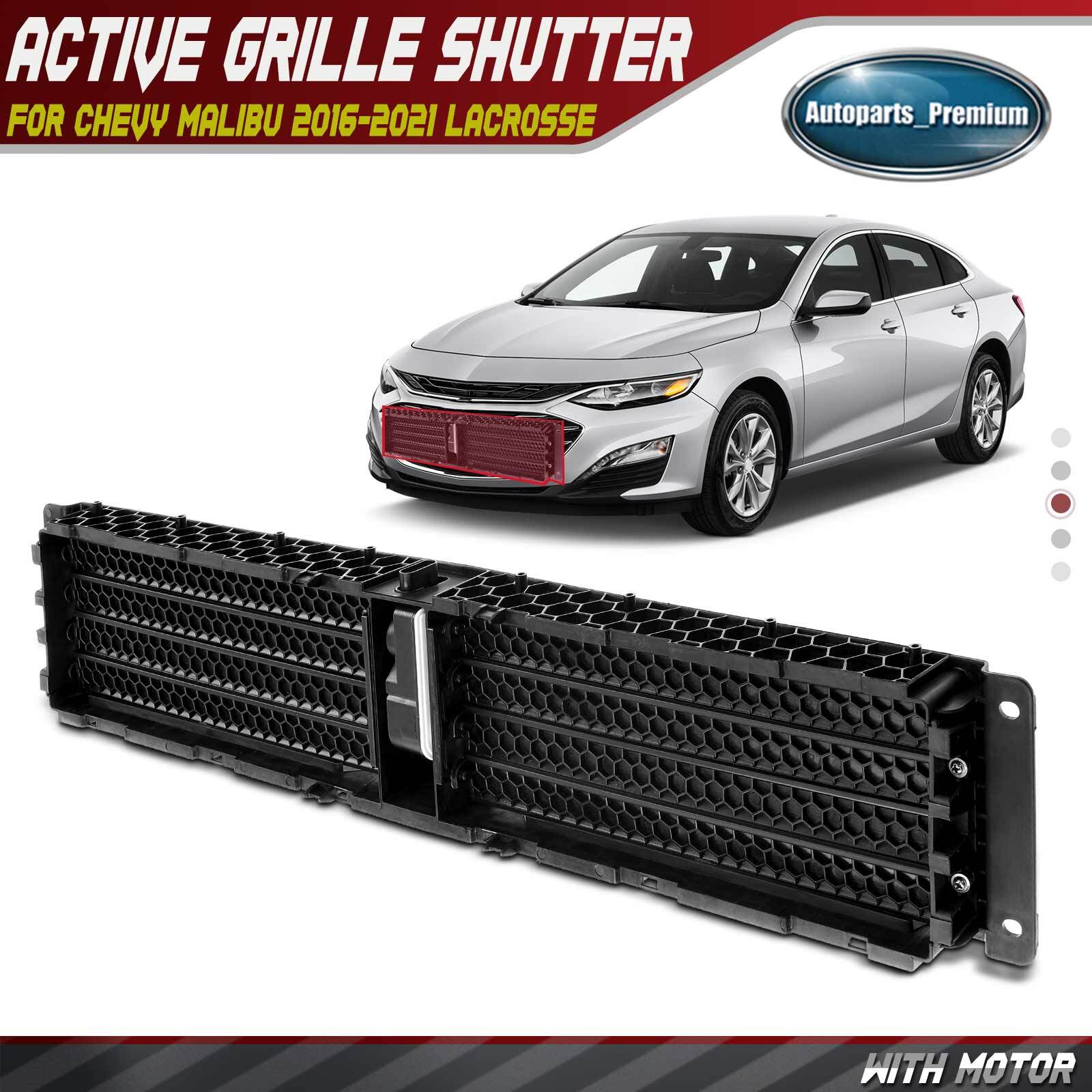 Radiator Active Grille Shutter Assembly w/ Motor for Chevy Malibu 16-21 ...