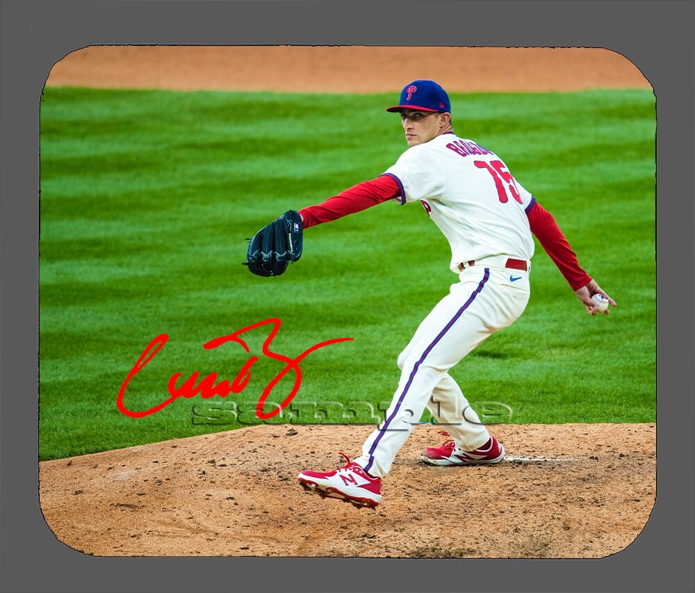 Connor Brogdon Philadelphia Phillies Facsimile Autographed Mouse Pad ...