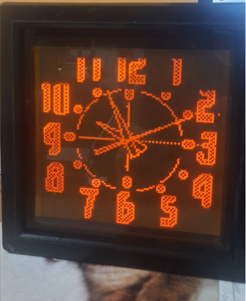 neon plasma ukraine NIXIE MATRIX screen 100x100≈ Z568M≈ in18≈ amber CRT ...